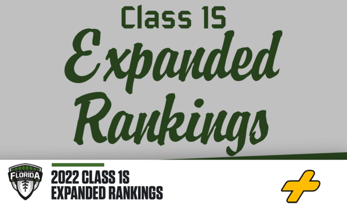 Class 1S Expanded Rankings - Florida HS Football